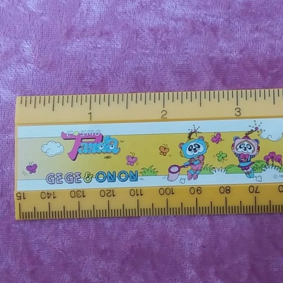 Vintage | Office | Vintage 8s Kawaii Cosmo Panda Ruler Gege Onon | Poshmark